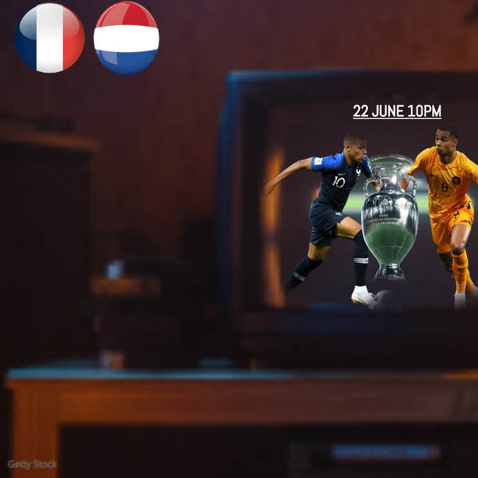 Plantilla de Euro 2024 Instagram Post | PosterMyWall