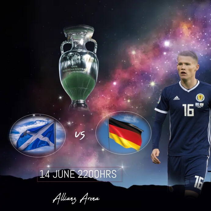 Euro 2024 Instagram Post Templat | PosterMyWall