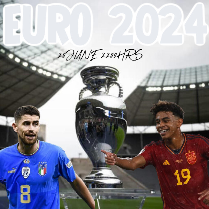 Modèle Euro 2024 Instagram Post | PosterMyWall