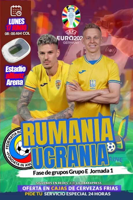 Euro Copa 2024 Soccer Póster Template | PosterMyWall