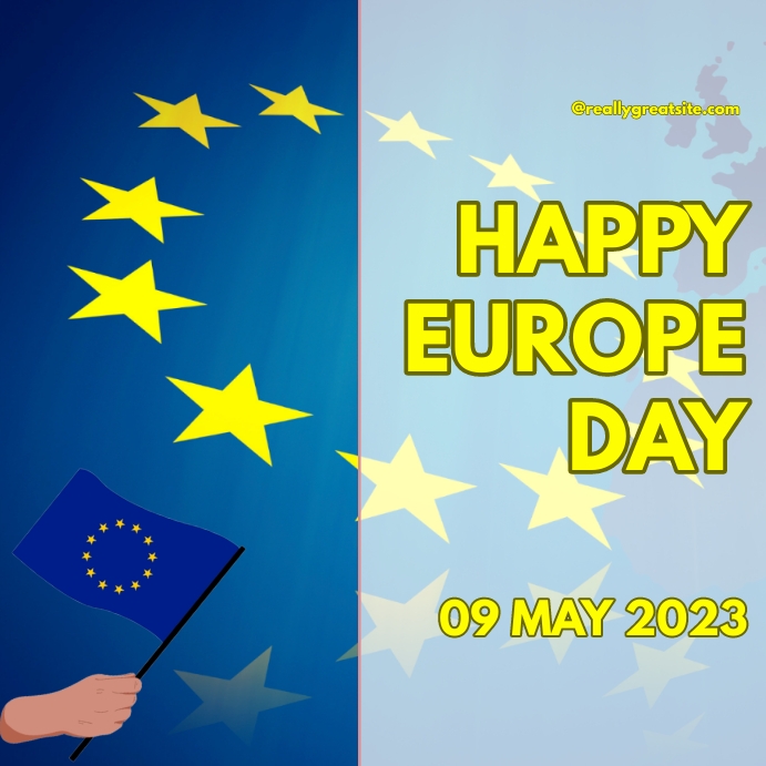 Europe Day Instagram post. Template | PosterMyWall