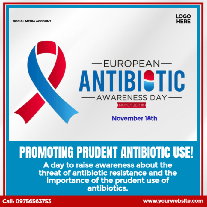 European Antibiotic Awareness Day Template | PosterMyWall