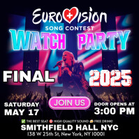 Eurovision Song Contest Grand Final 2025 Watch Party Instagram Post ...