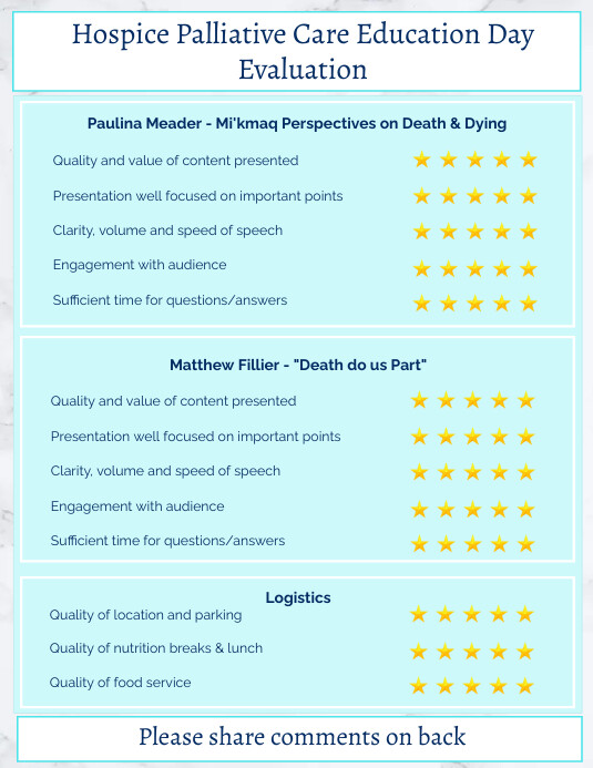 Copy of Evaluation Form flyer (US Letter) | PosterMyWall