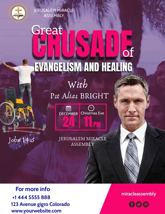 evangelism campaign church flyer Template | PosterMyWall