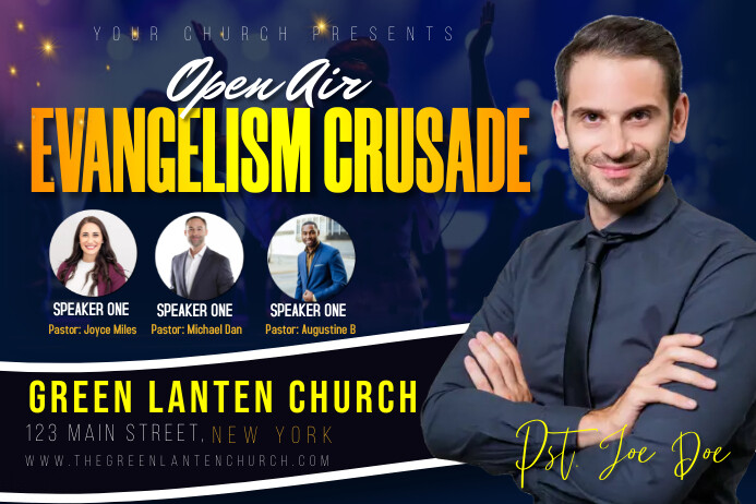 Evangelism Template | PosterMyWall