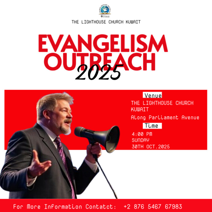 EVANGELISM OUTREACH Template | PosterMyWall