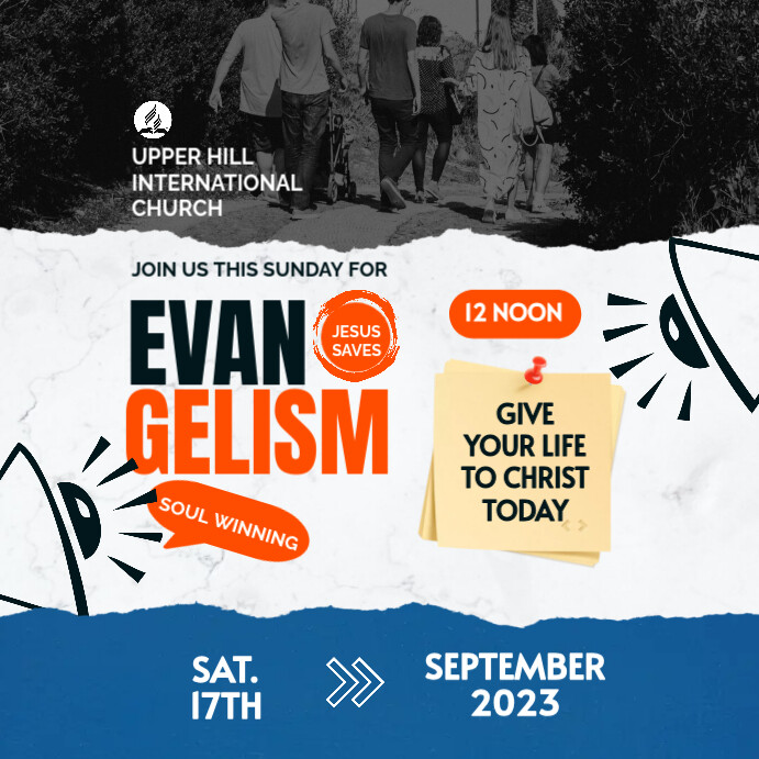 Copy of EVANGELISM WEEK | PosterMyWall