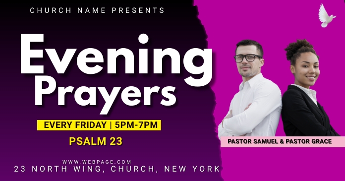 Copy of Evening prayers Template | PosterMyWall