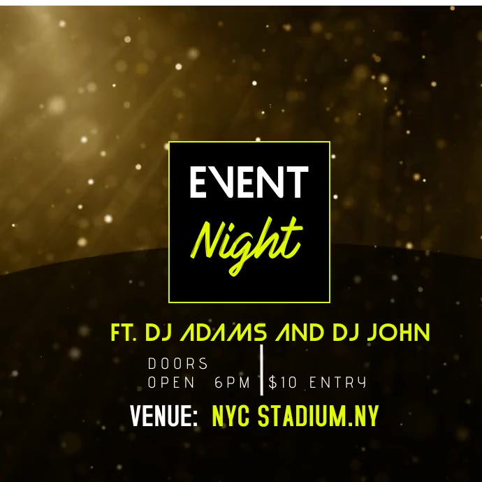 event ad for club/bar Templat | PosterMyWall