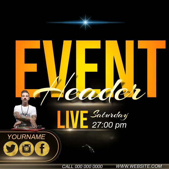 event ad instagram template | PosterMyWall