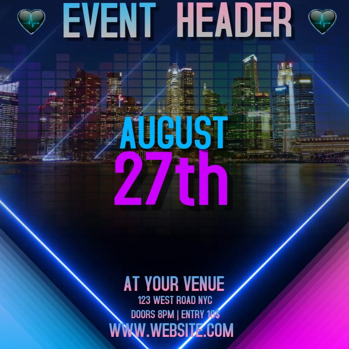 EVENT AD VIDEO Template | PosterMyWall
