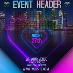 CLUB PARTY EVENT DIGITAL VIDEO AD Template | PosterMyWall