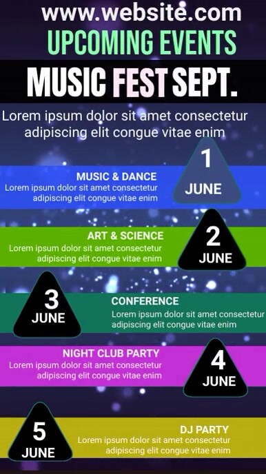 event dates Template | PosterMyWall