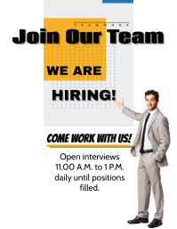 Job Vacancy Poster Template | PosterMyWall