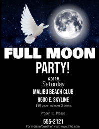 Full Moon Flyer Design Template | PosterMyWall