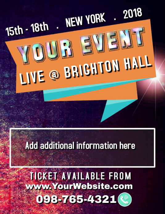 Event Flyer Template | PosterMyWall