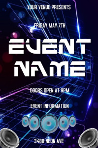 Disco Fever Template | PosterMyWall