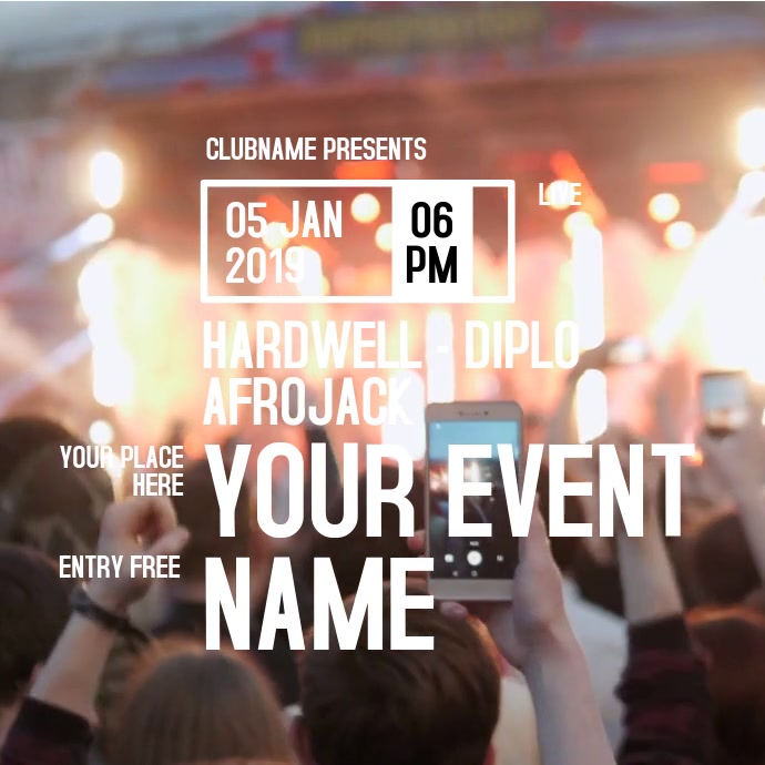 event flyer Template | PosterMyWall