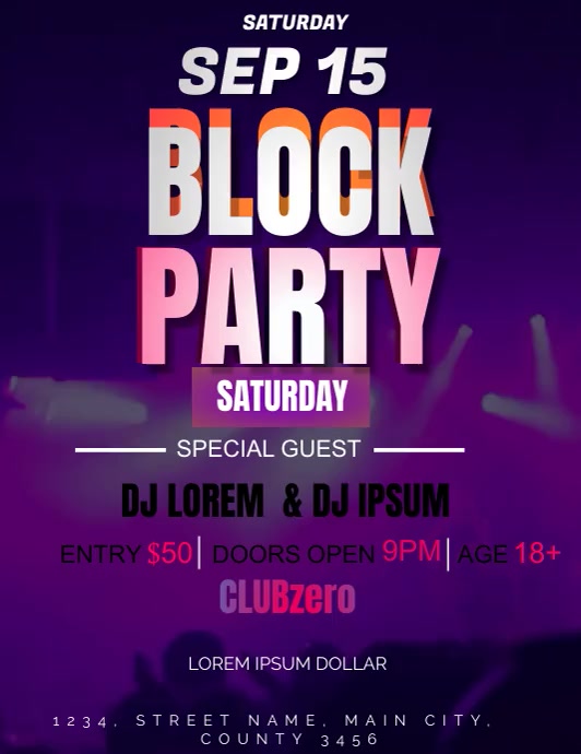 event flyer Template | PosterMyWall