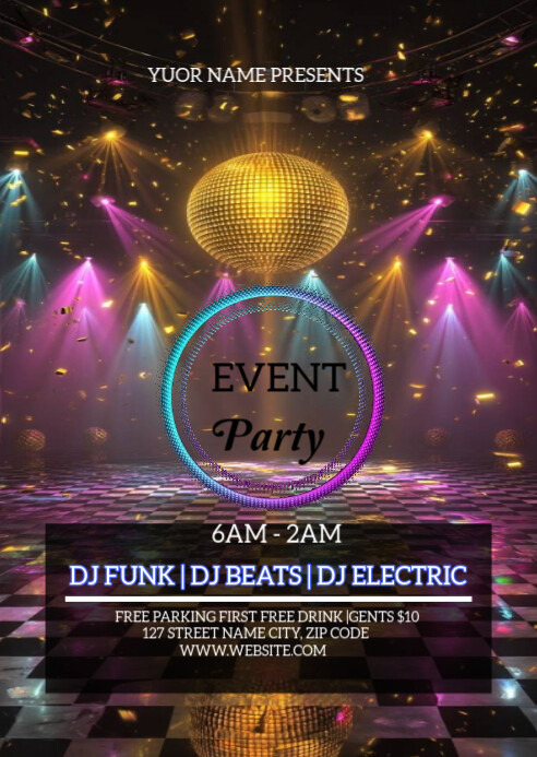 event flyer Template | PosterMyWall