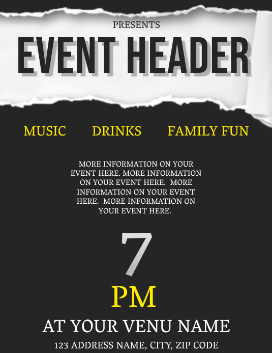 Event Flyer Template | PosterMyWall