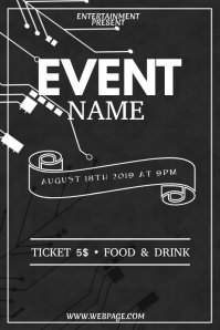 Color event flyer template | PosterMyWall