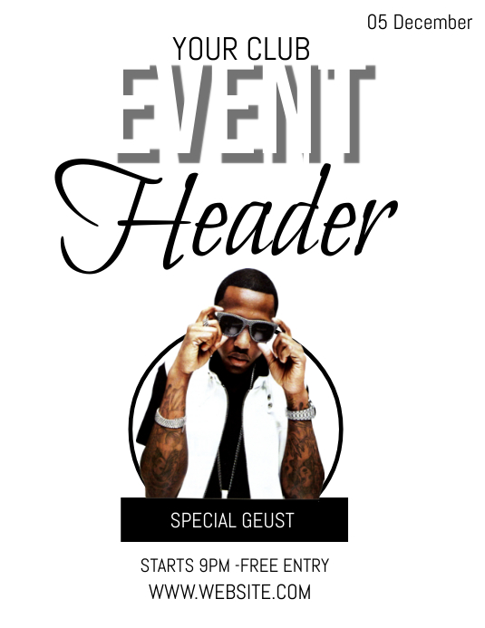 event flyer template social media | PosterMyWall