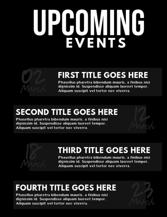 event flyers Template | PosterMyWall