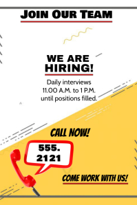 Creative Job Vacancy Poster Template | PosterMyWall