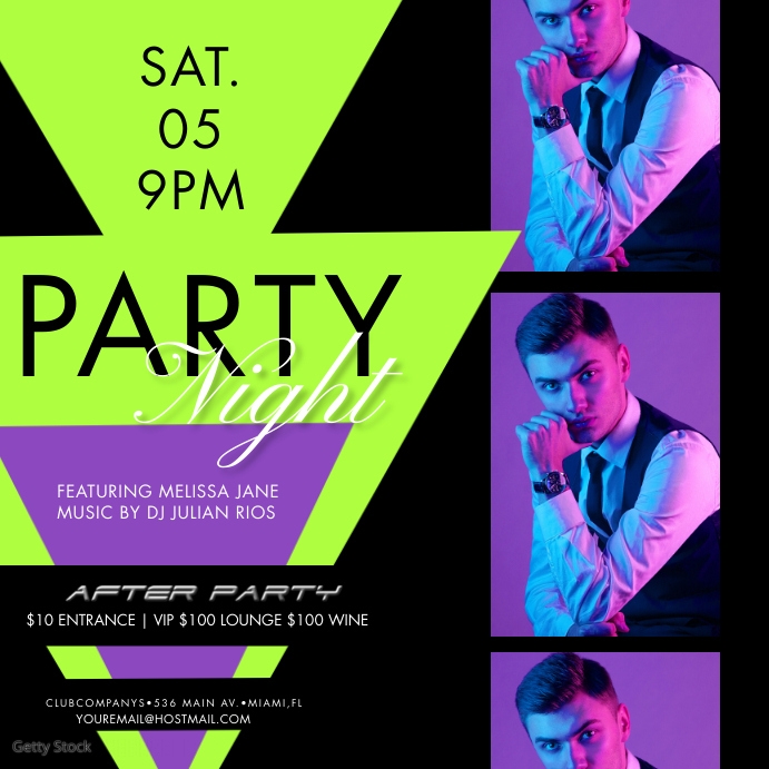 Event Live DJ Flyer Party Club Template | PosterMyWall