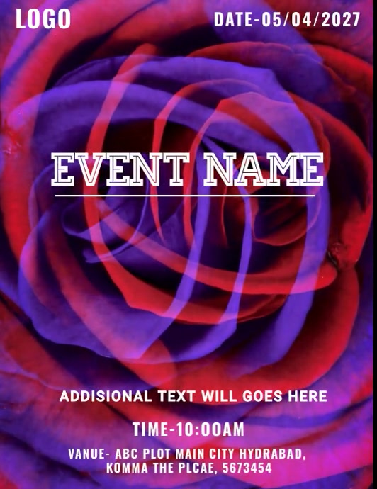 Event name Template | PosterMyWall