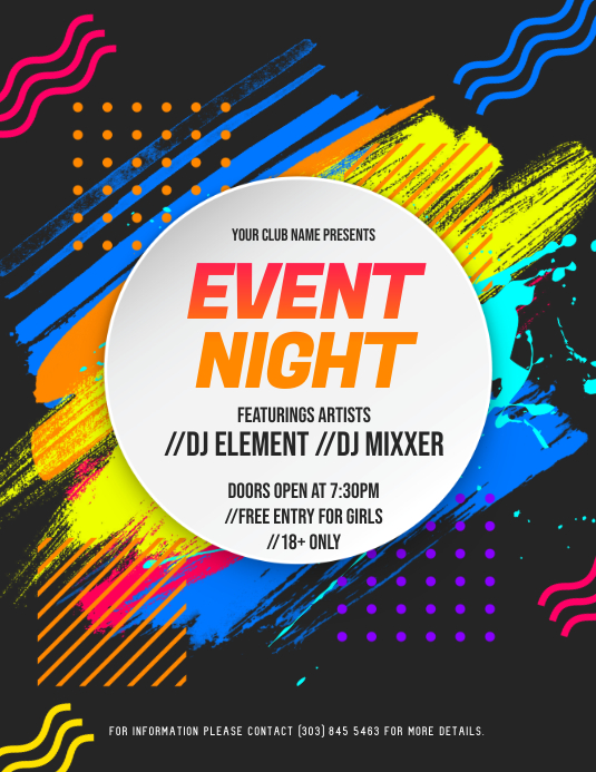 Event Night Flyer Template | PosterMyWall