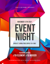 Event Night Flyer Template | PosterMyWall