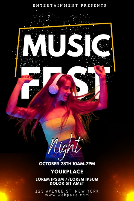 Plantilla de Event Night Flyer Design Template | PosterMyWall