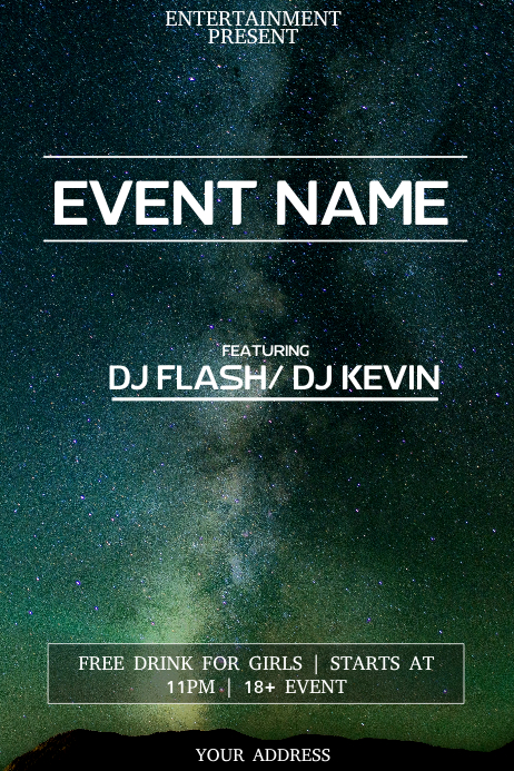 Event night flyer template | PosterMyWall