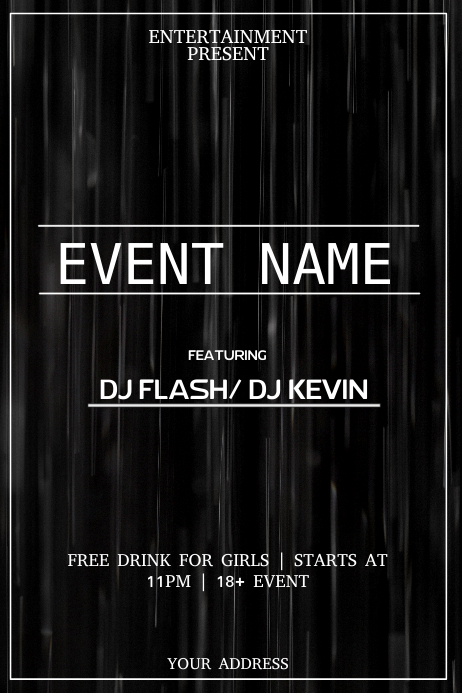 event night flyer template | PosterMyWall