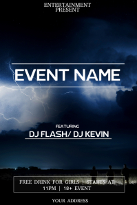 event night flyer template | PosterMyWall