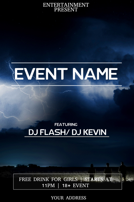 Copy of Event night flyer template | PosterMyWall