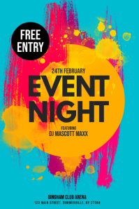 Event Night Poster Template | PosterMyWall