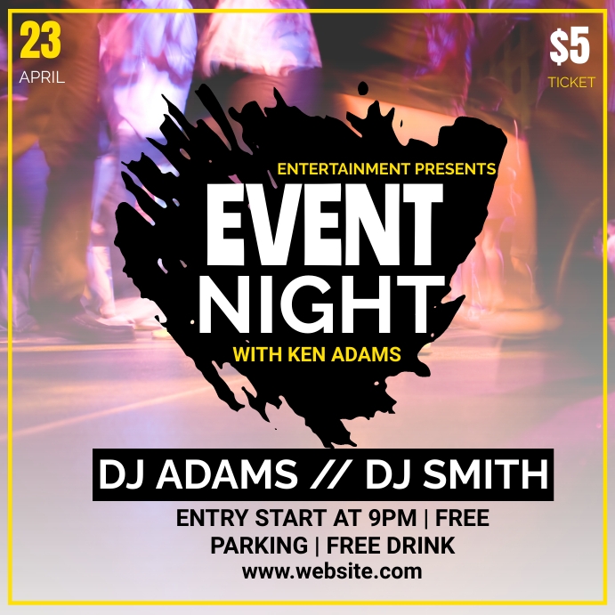 Copy of Event night template | PosterMyWall