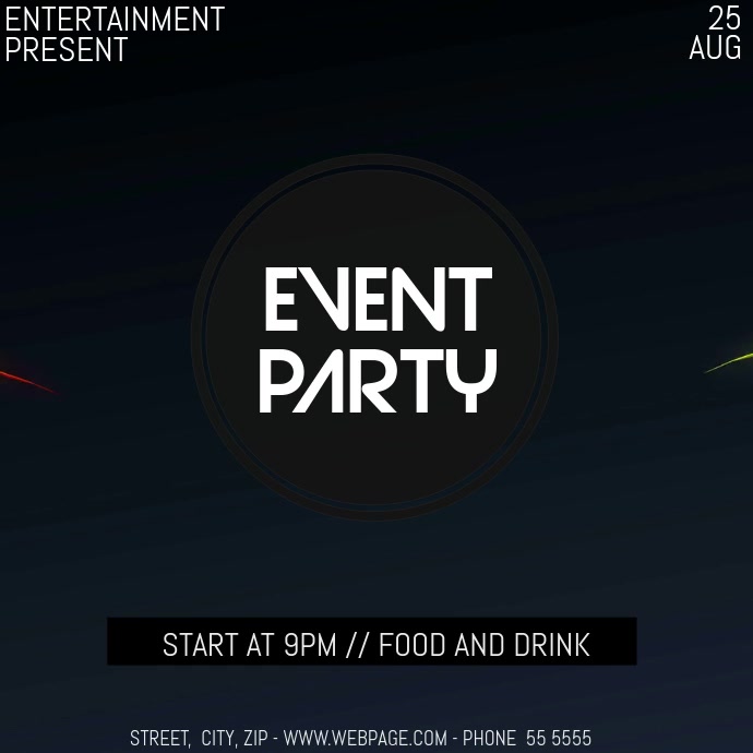 Event party event video flyer template | PosterMyWall