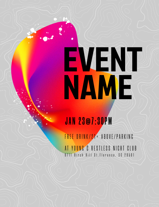 Event/Party Flyer Template | PosterMyWall
