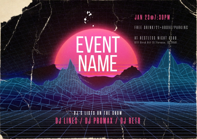 Event/Party Flyer Template | PosterMyWall