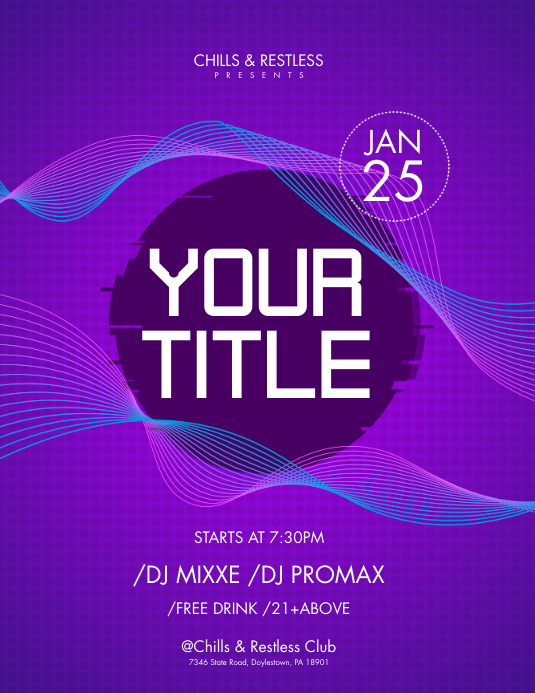 Event/Party Flyer Template | PosterMyWall