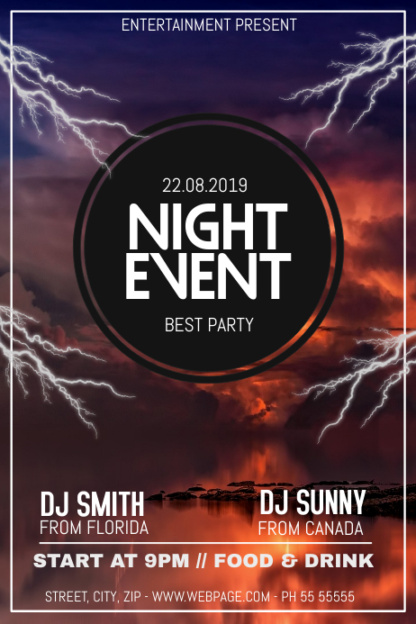 Event party flyer template | PosterMyWall
