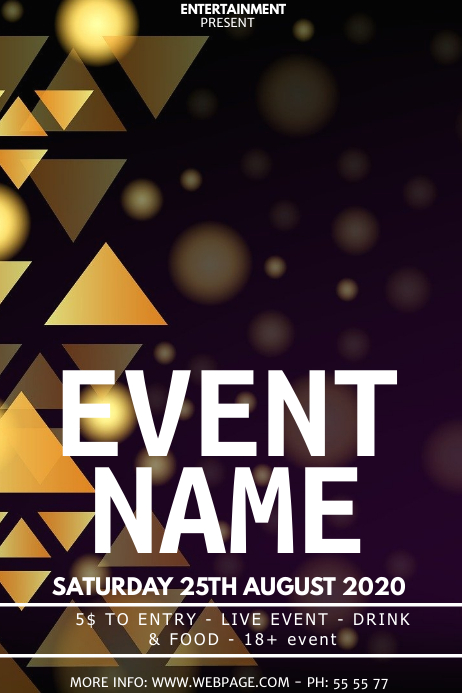 Copy of Event party flyer template | PosterMyWall