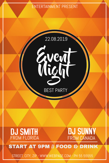 Copy of Event party flyer template | PosterMyWall