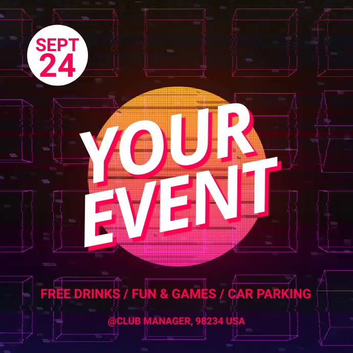 Event/Party Instagram Post Template | PosterMyWall