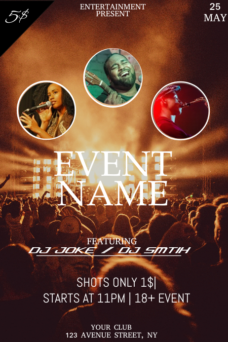 event party night flyer template | PosterMyWall